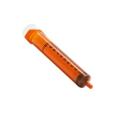 10mL Oral Dispensing Syringe Amber w / Tip Cap