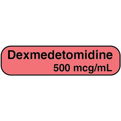 Anesthesia/Sedation Labels