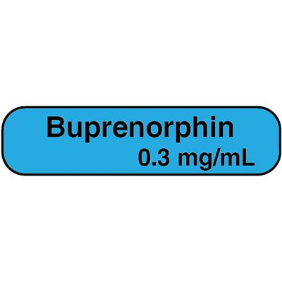 Label: "Buprenorphine 0.3 mg / mL"