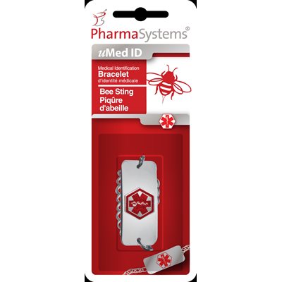 Medical ID Bracelet, Bee Sting
